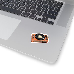 Kiss-cut Sticker: Rockin' Retro Record Player Sticker - Etsy