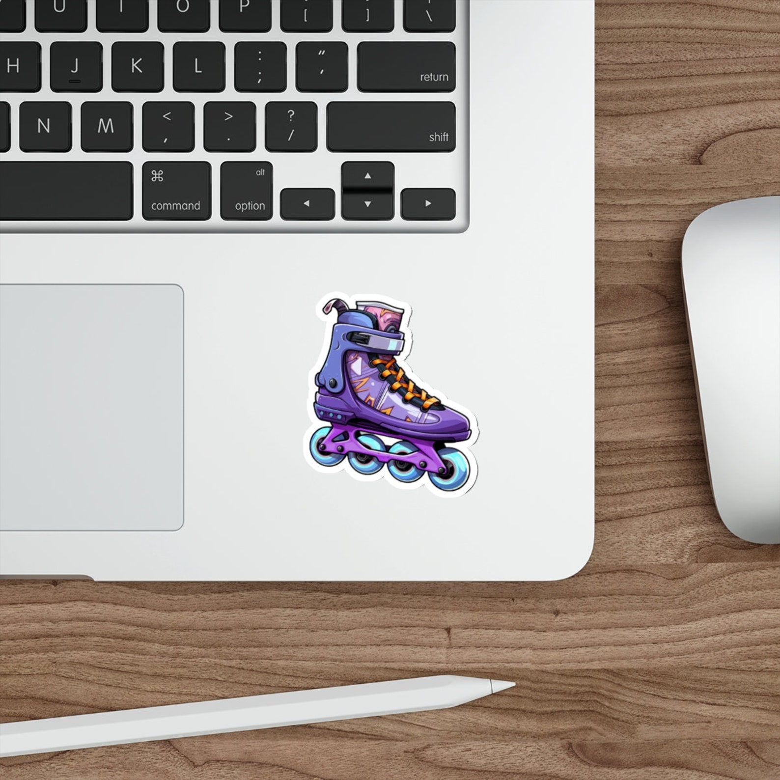 Purple Rollerblades Sticker - Die Cut Sticker - Etsy