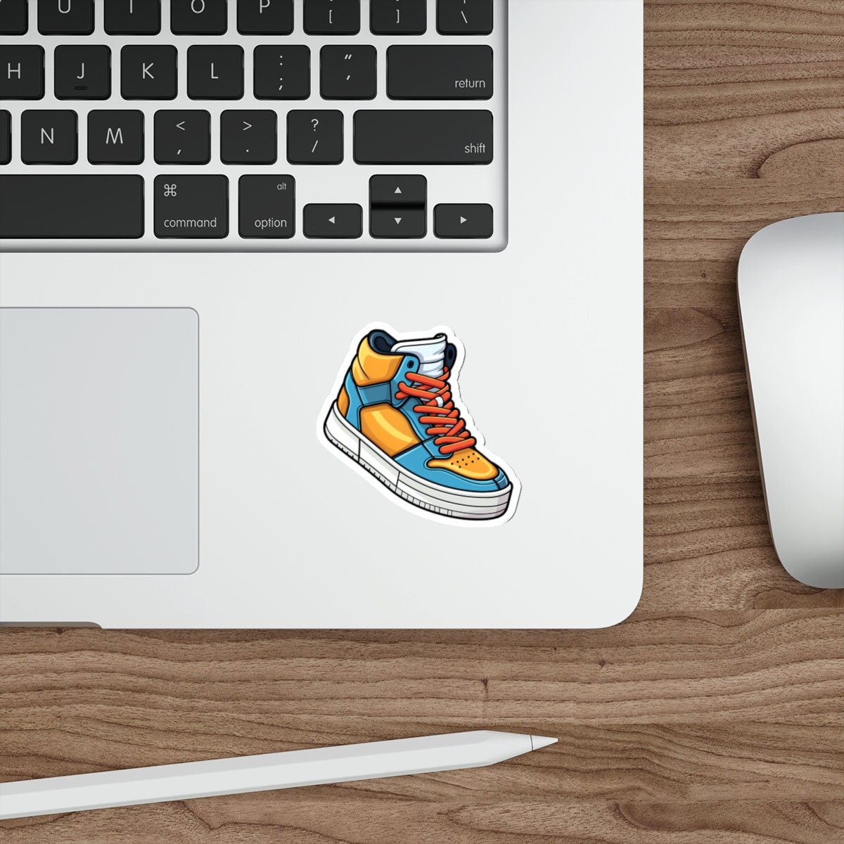 Blue and Yellow Sneakers Sticker Die-cut Sticker Perfect for Gifts ...