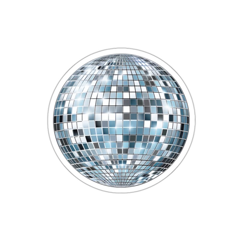 Classic Disco Ball - Die Cut Sticker - Etsy
