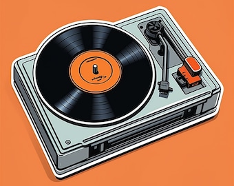 Die Cut Stickers: Loud Yellow Speaker Sticker - Etsy