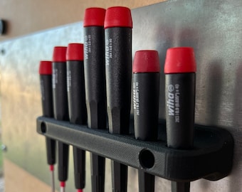 8-slot Wall Mounted Magnetic Rack for WIHA Precision Screwdrivers - Etsy