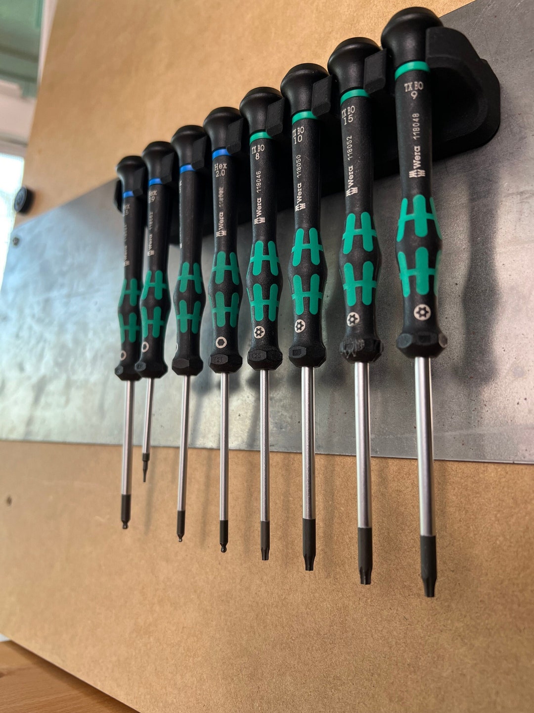 8-slot Magnetic “hanging” Wall Rack for WERA Precision Screwdrivers - Etsy