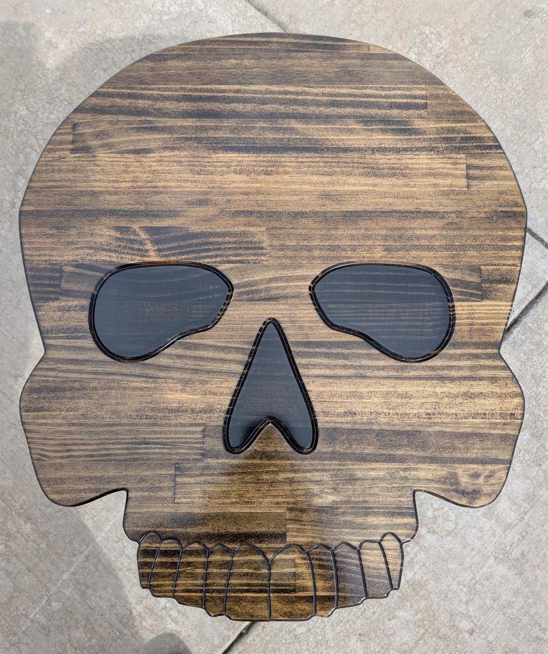 Skull End Table - Etsy