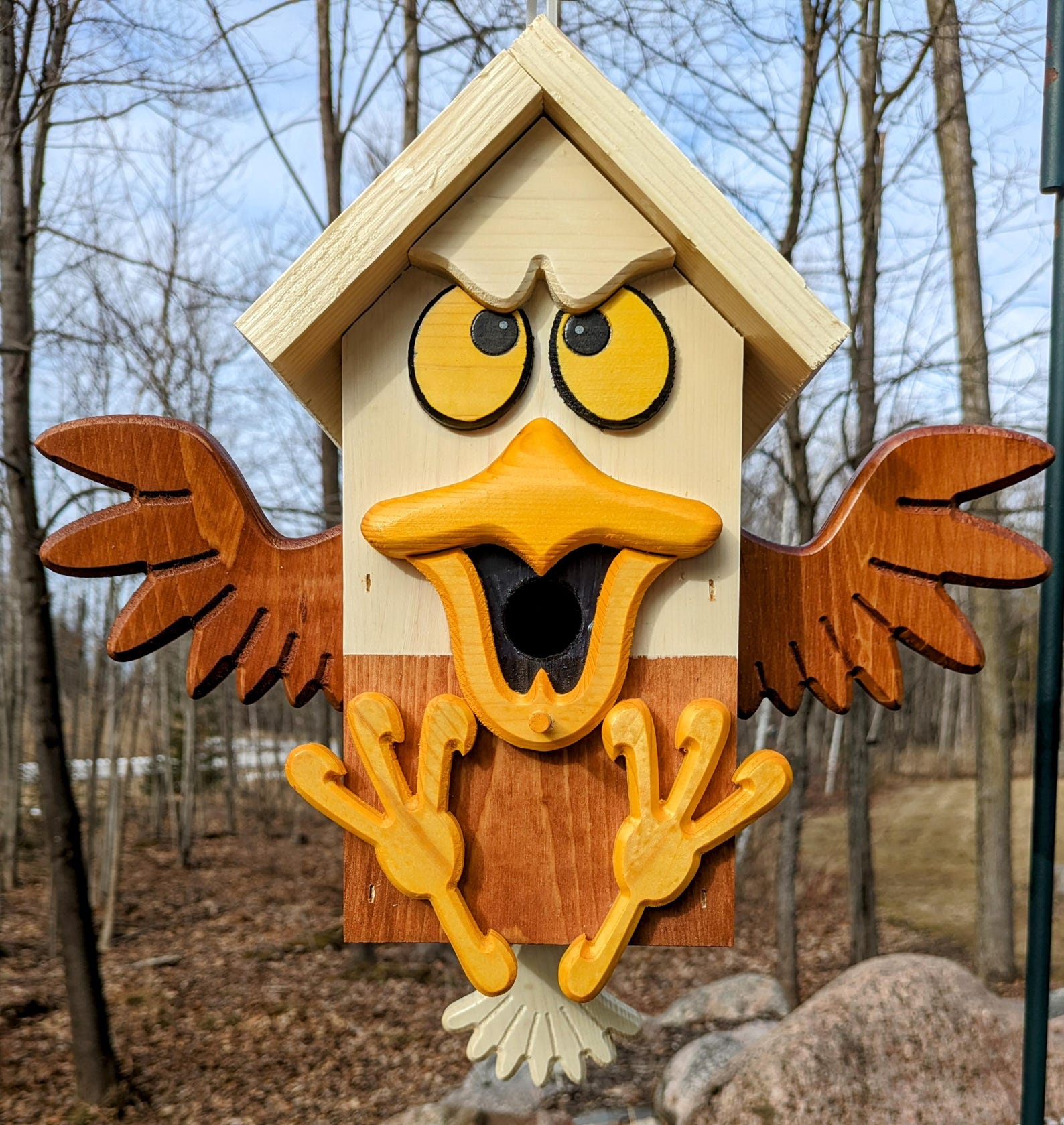 Whimsical Birdhouse Eagle - Etsy