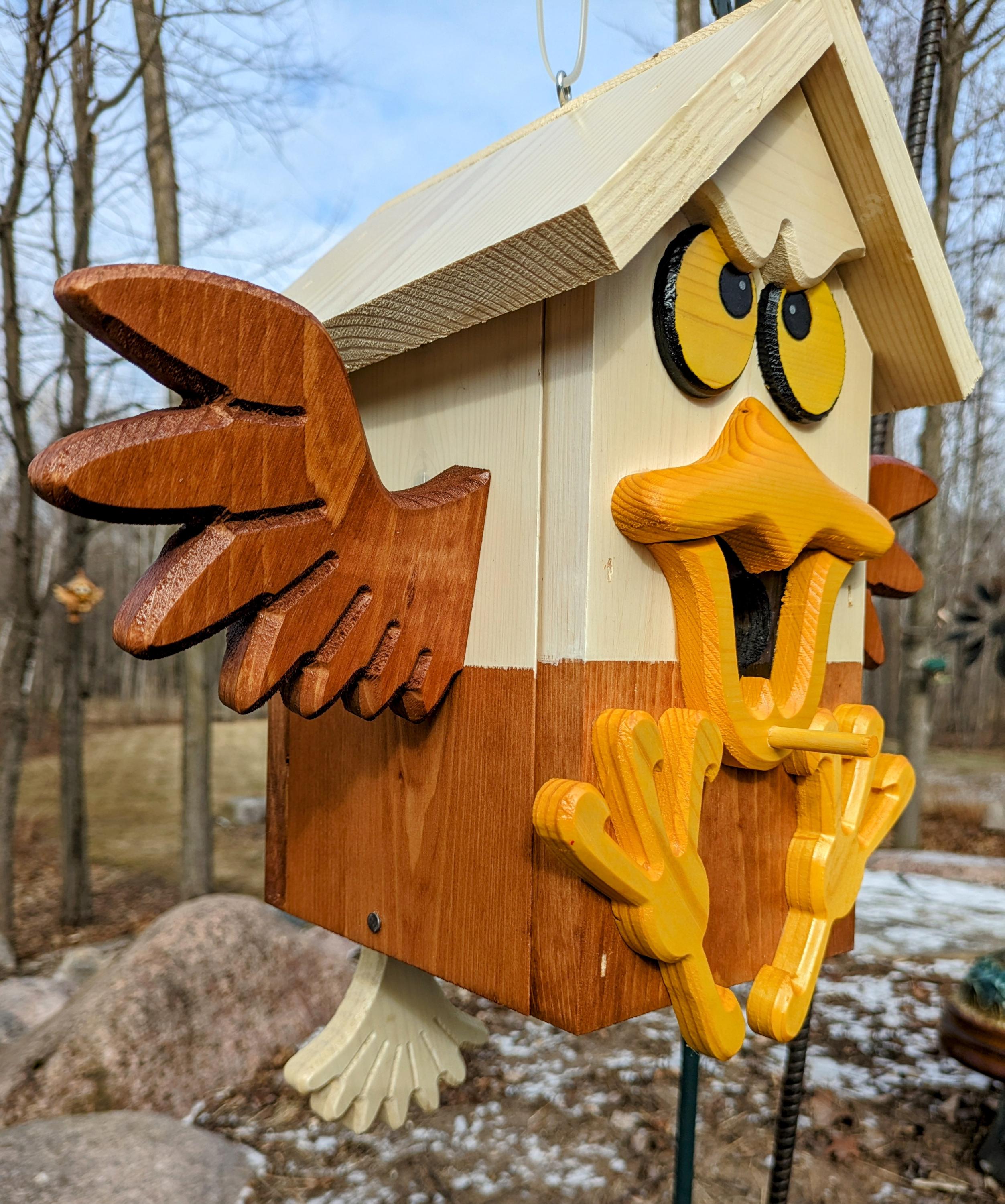 Whimsical Birdhouse Eagle - Etsy