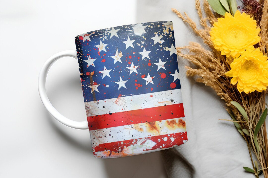American Pride Patriotic Mug - USA Flag Independence Day 4th of July ...