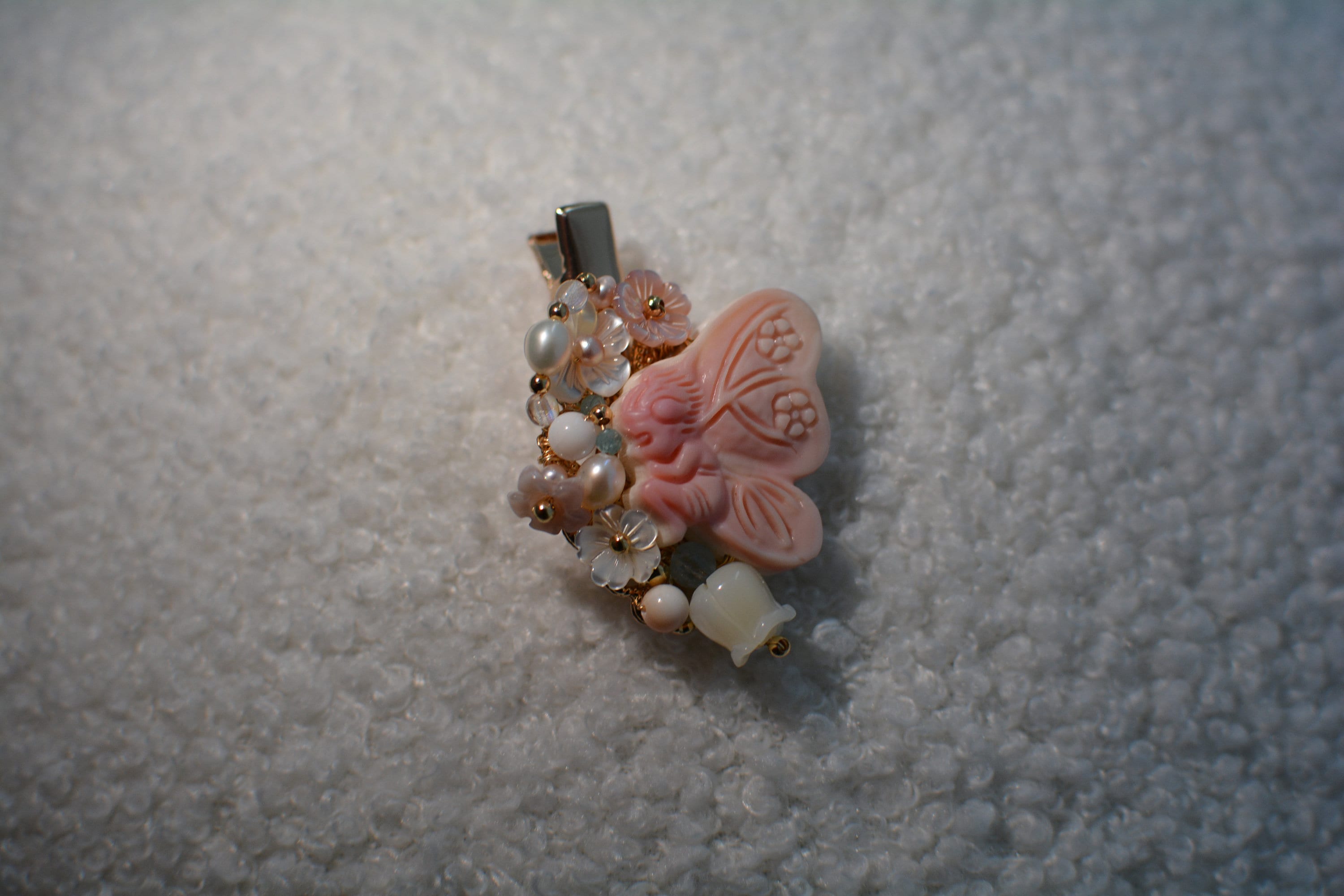 Queen Conch Shell Flower Fairy Hair Clip/brooch,freshwater Pearl Hair ...