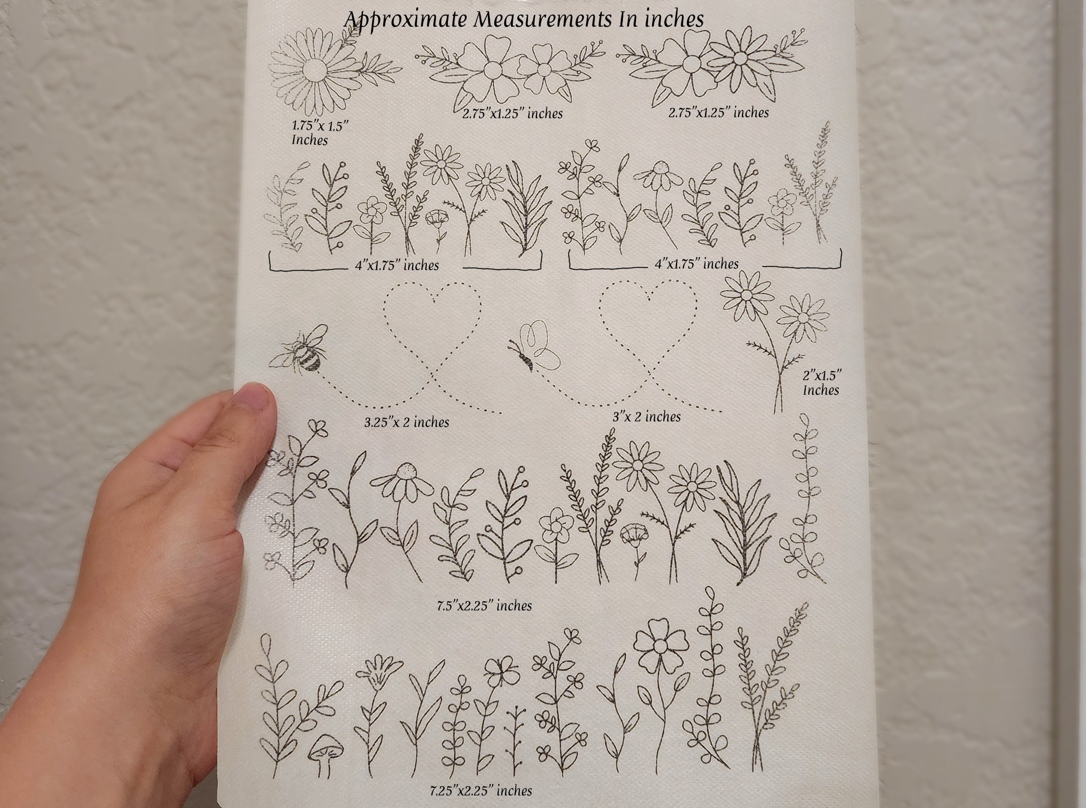 Embroidery Pdf Pattern Dissolve Hand Embroidery Print and Stitch Easy ...