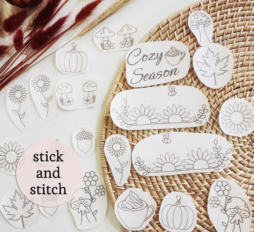 Stick & Stitch Fall Wash Away Embroidery Stabilizer, Stick and Stitch ...