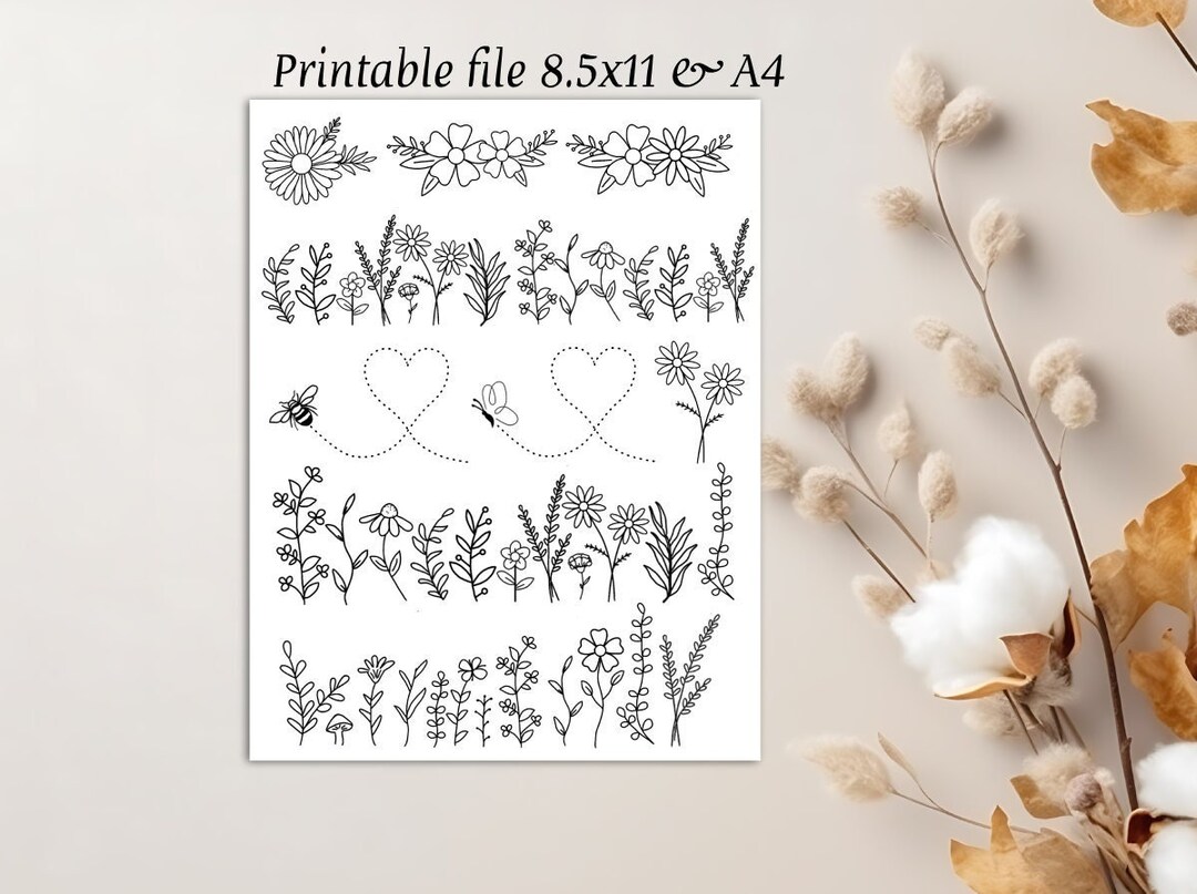 PDF Embroidery Pattern Dissolve Hand Embroidery Print and Stitch Easy ...