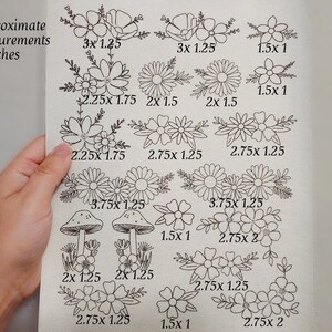 Embroidery Pdf Pattern Dissolve Hand Embroidery Print and Stitch Simple ...