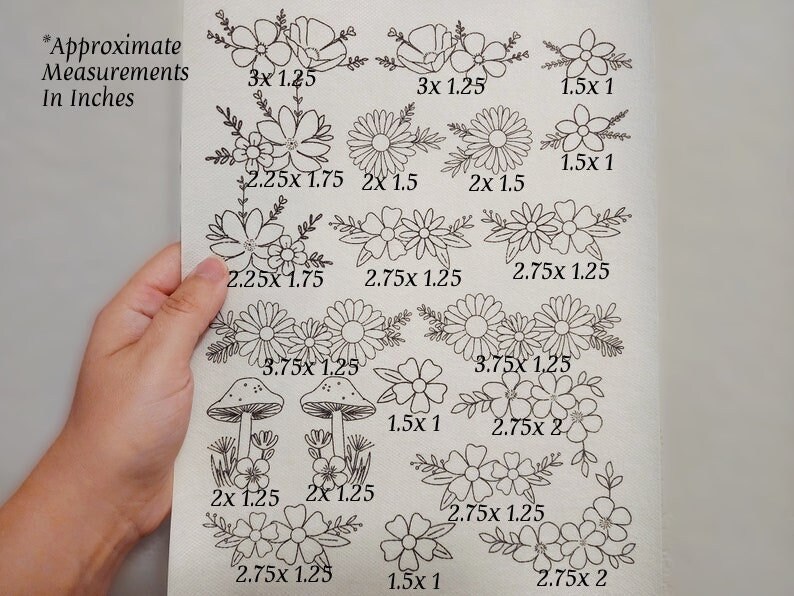 Embroidery Pdf Pattern Dissolve Hand Embroidery Print and Stitch Simple ...