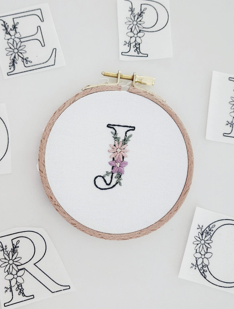 Stick and Stitch Alphabet Embroidery Peel and Stick Letters Embroidery ...