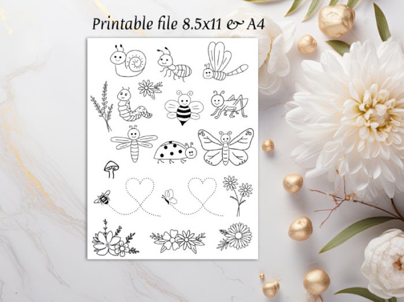 PDF Embroidery Pattern Hand Embroidery Print and Stitch Easy to Sew ...