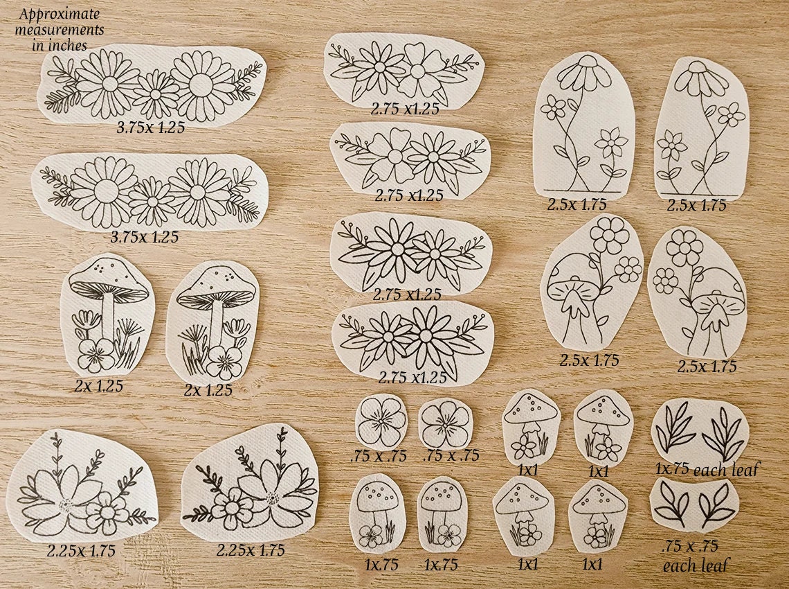 Embroidery Pdf Pattern Dissolve Hand Embroidery Print and Stitch Easy ...