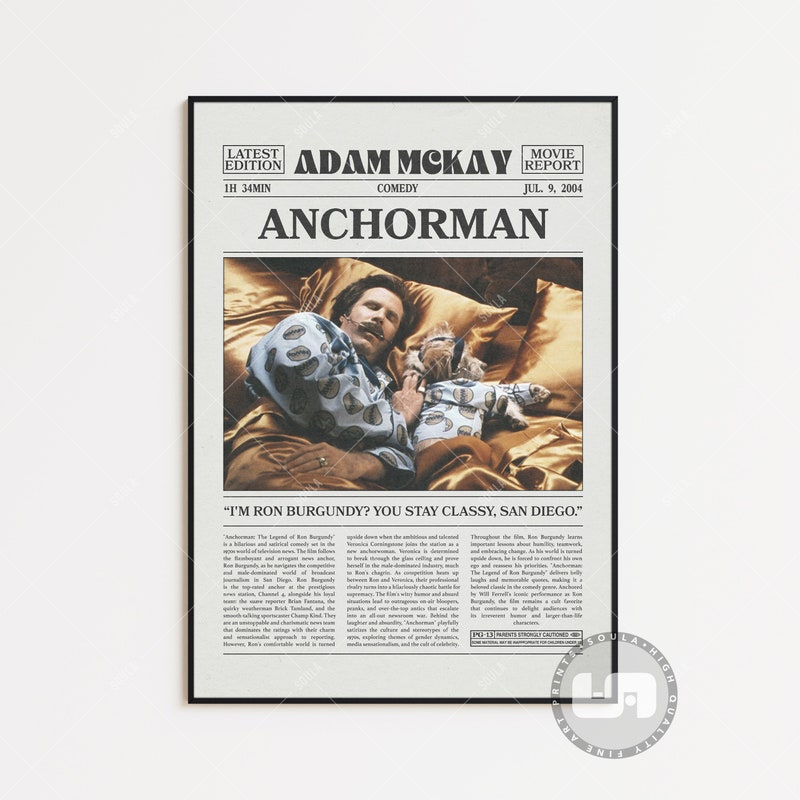 Anchorman - Etsy