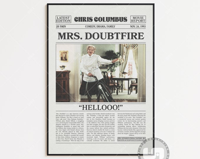 Mrs. Doubtfire Full Cast Signed Autographed 8x12 Inch Photo COA - Etsy