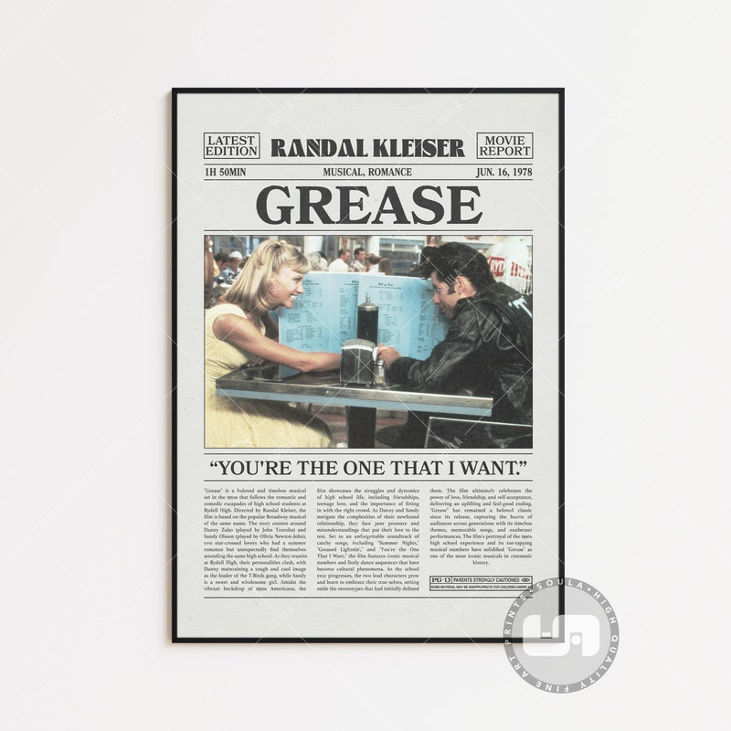 Grease - Etsy