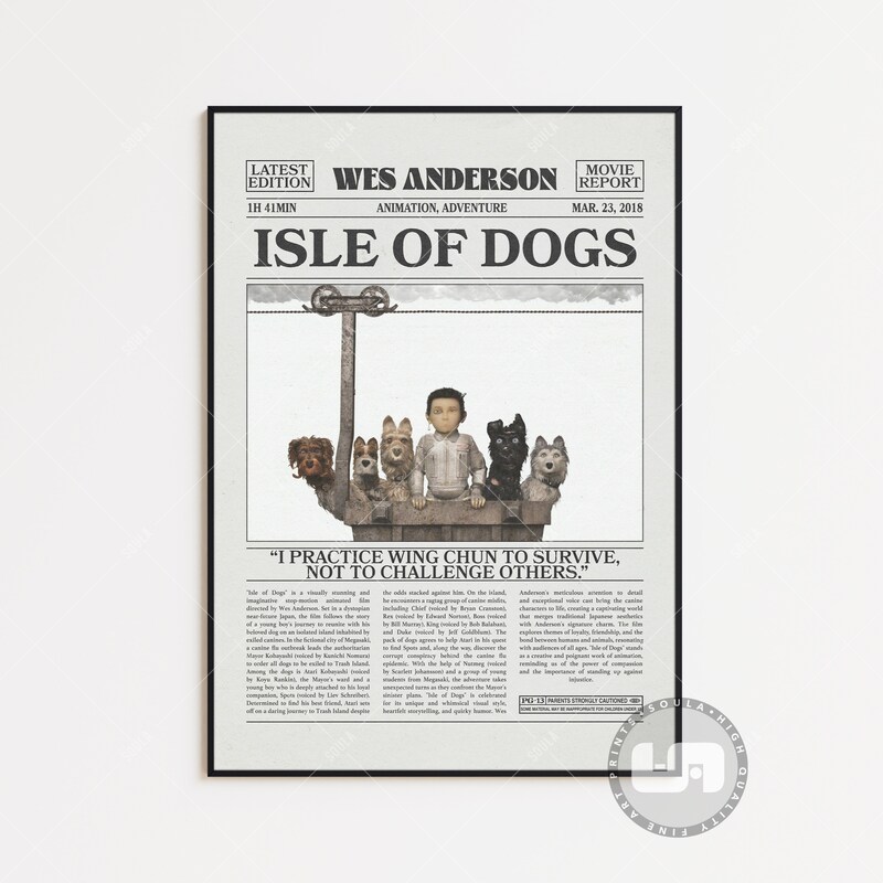 Isle of Dogs Poster - Etsy