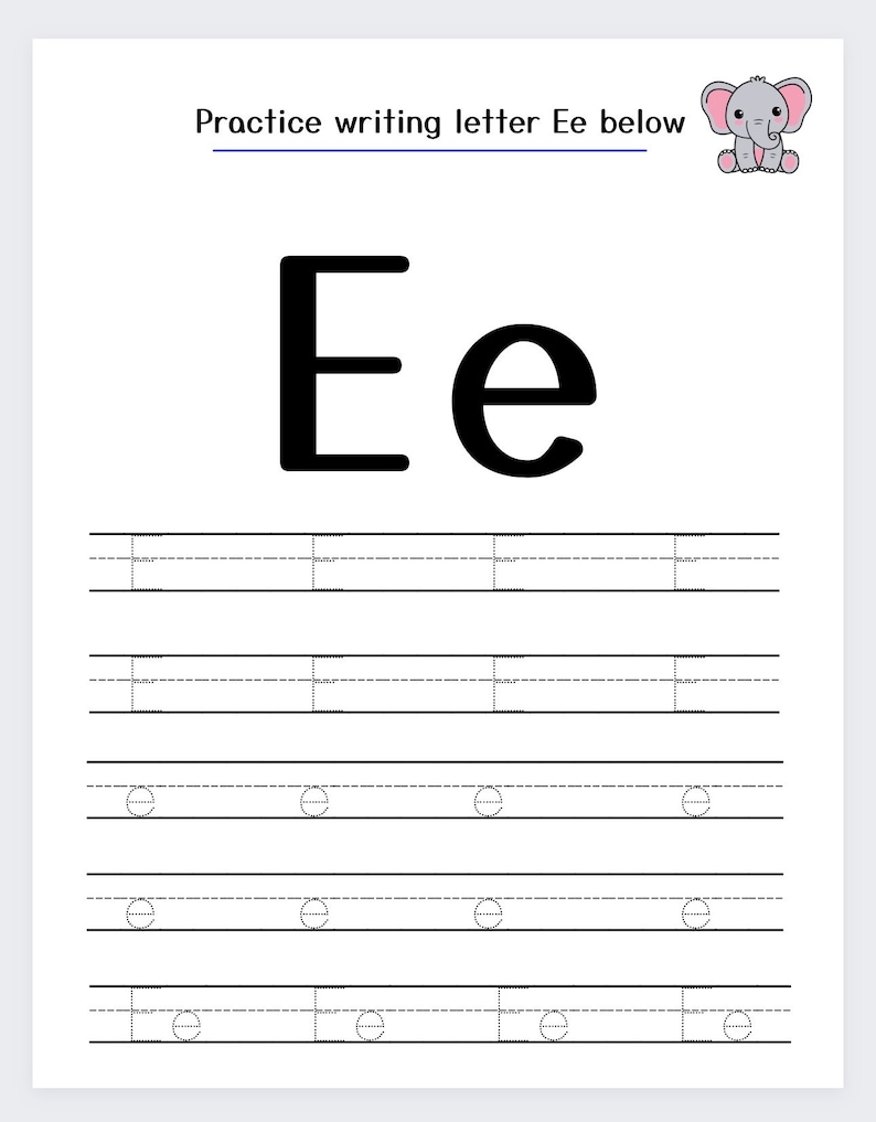 Letters of the Alphabet Copywork + 26 Individual Letters + Positive ...