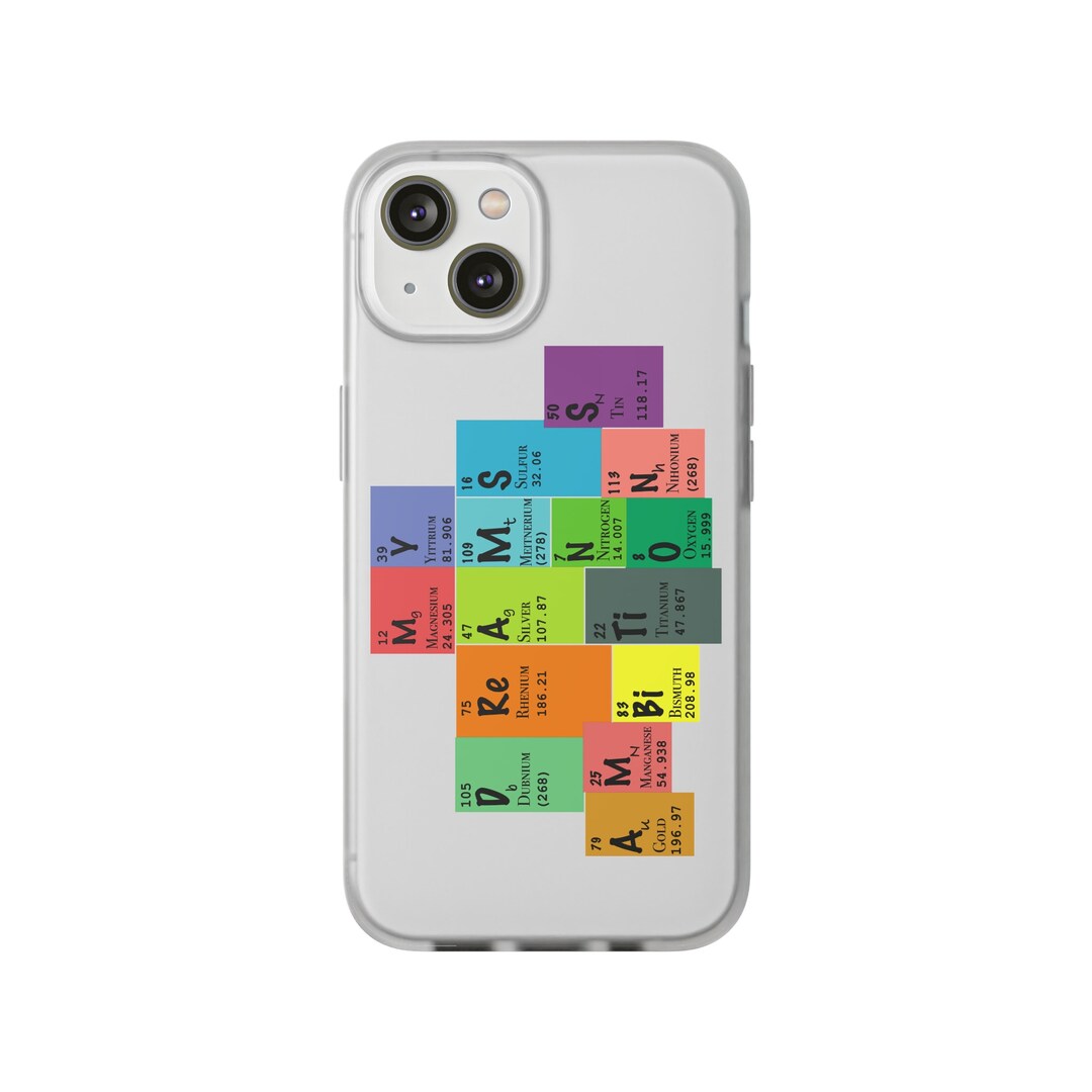 Flexi Periodic Table Phone Cases - Etsy