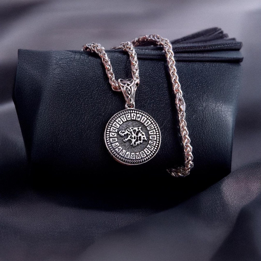 Fenrir Giant Wolf Necklace Fang Necklace Men /men's Punk Accessories ...