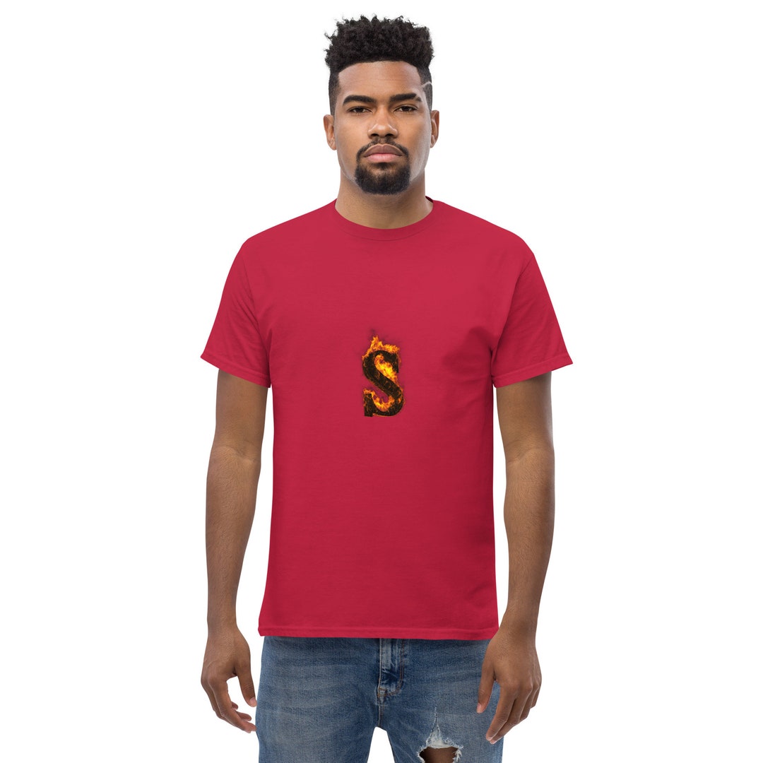 Men's Classic Tee Letter S - Etsy