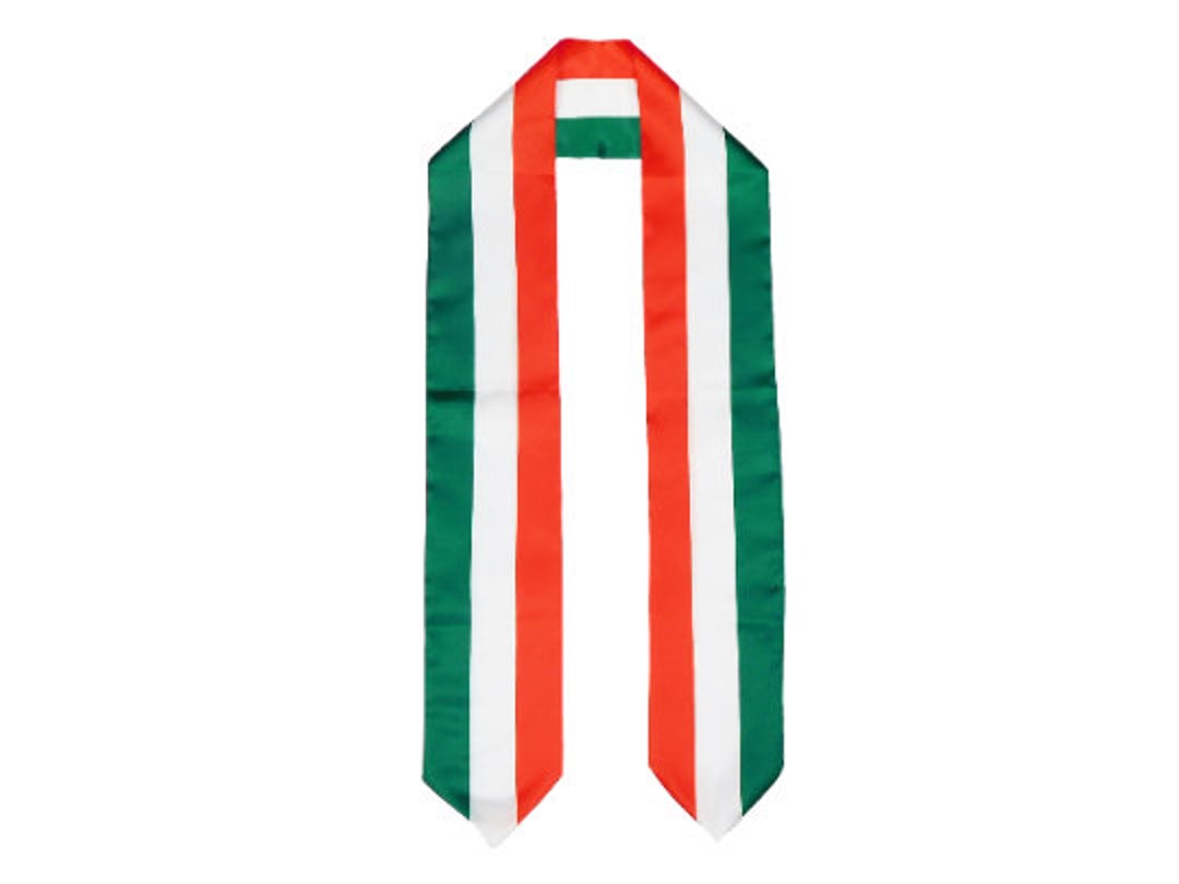 Italy Flag Graduation Stole Italy Flag Graduation Sash Italy - Etsy