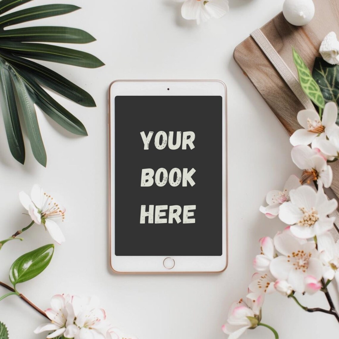 Book Flatlay Bright, Bookstagram Template, Bookish Flatlay, Digital ...