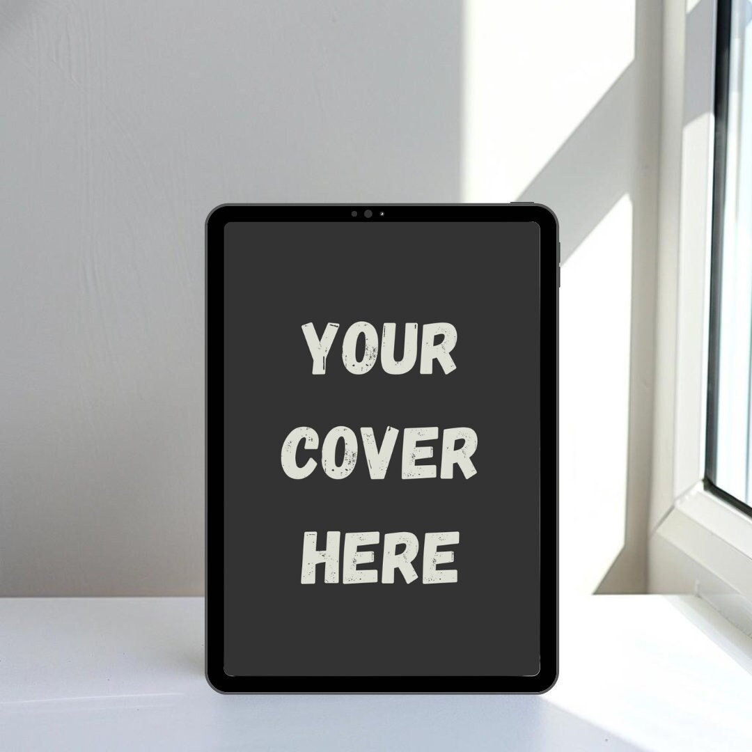 Minimalist Ebook Mockup, Book Cover Mockup, Bookstagram Preset ...