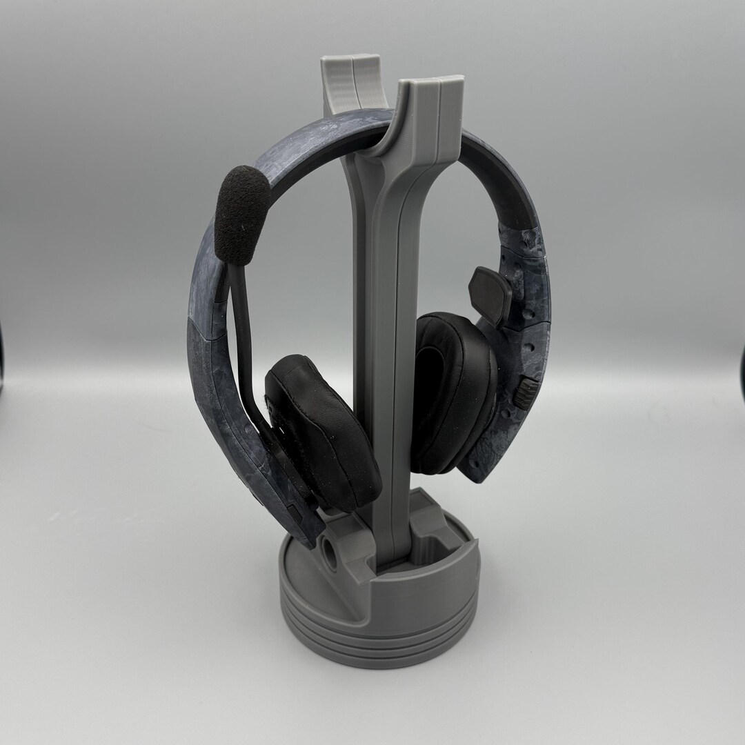 3D Printed Piston Rod Headset Stand - Gaming - Headphones - Computer ...