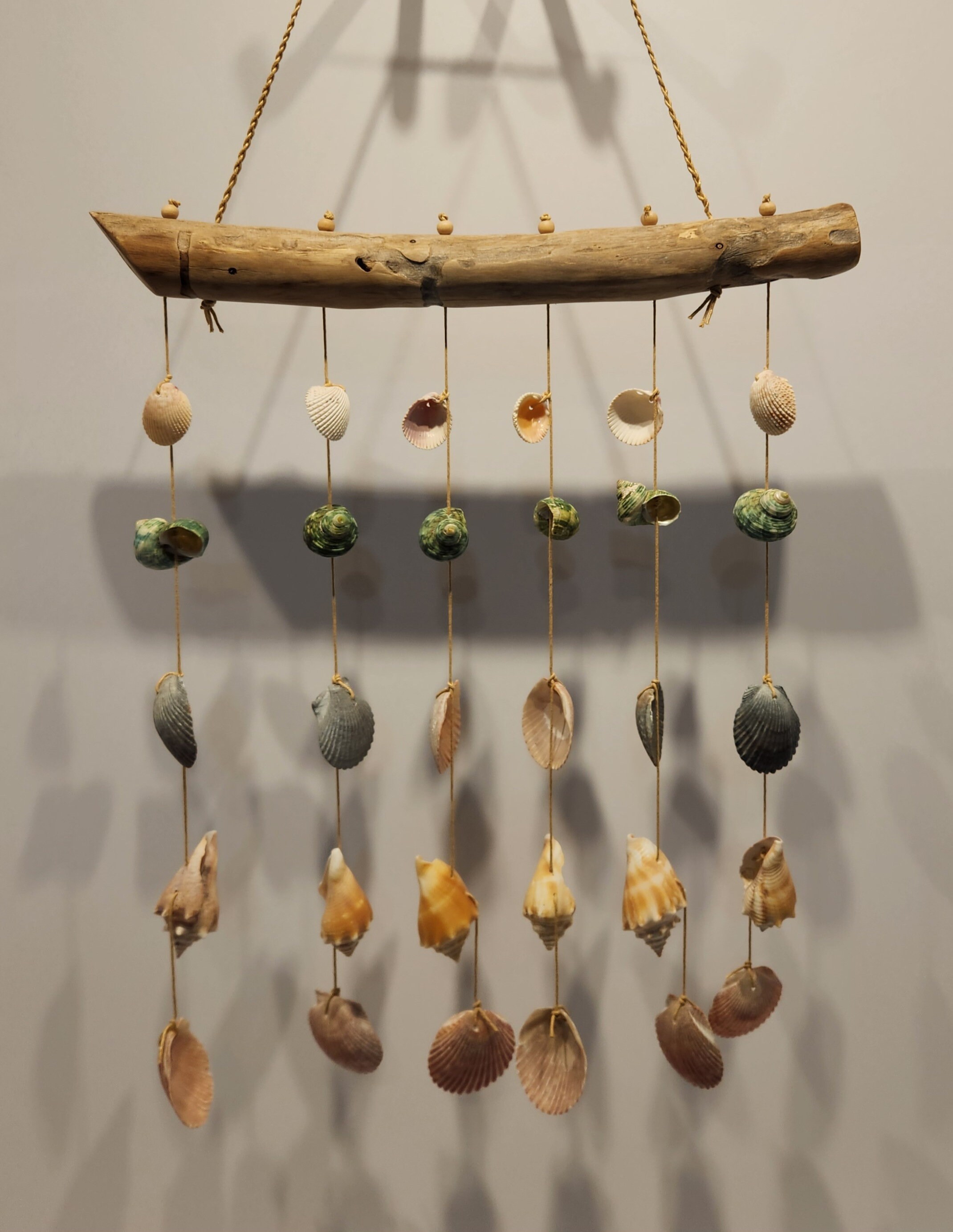 Well Made Handcrafted Seashell and Driftwood Wind Chime - Etsy