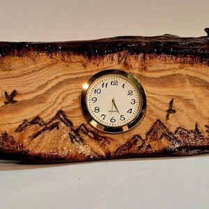 The Heartwood Collection -wildlife Themed Clock Woodcrafted by the ...