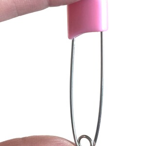 1.5 Inches | 30 Pieces | Colorful Stainless Steel Baby Infant Safety Pins | Diaper Nappy Pins ...