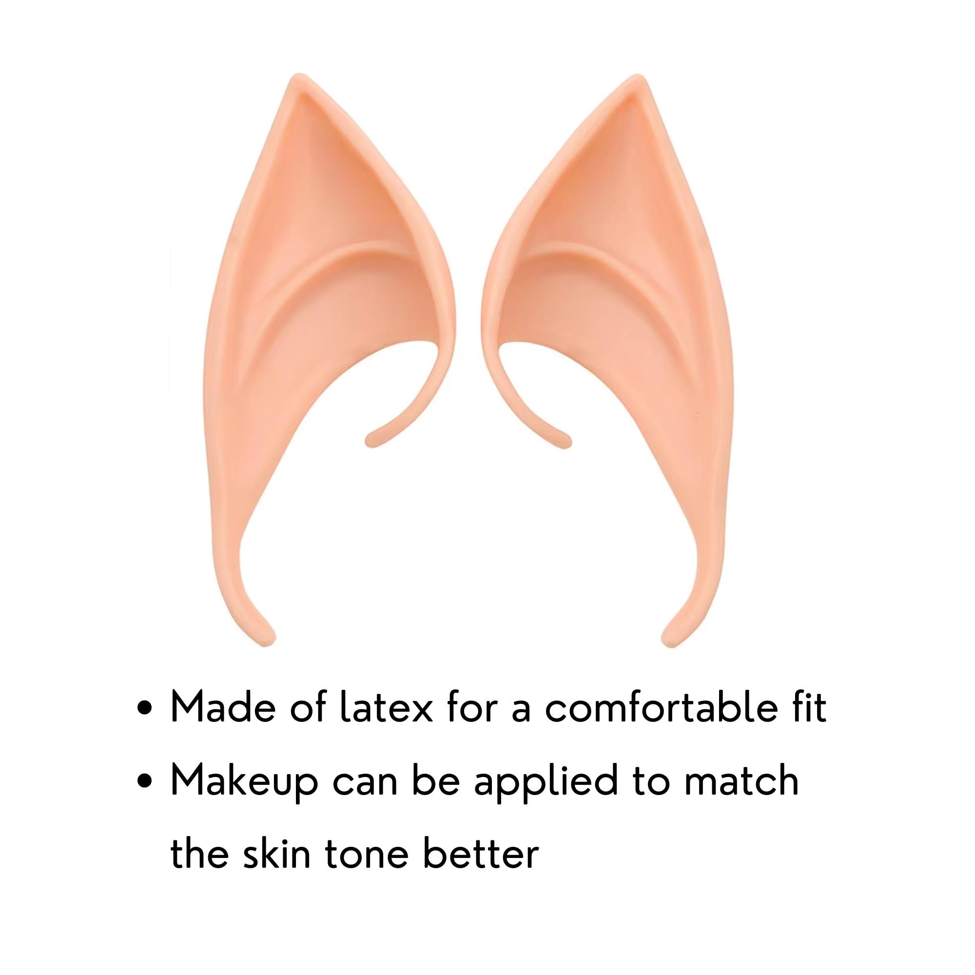 Fairy Elf Pointed Ears | Fantasy Cosplay Halloween Accessory | Vampire ...
