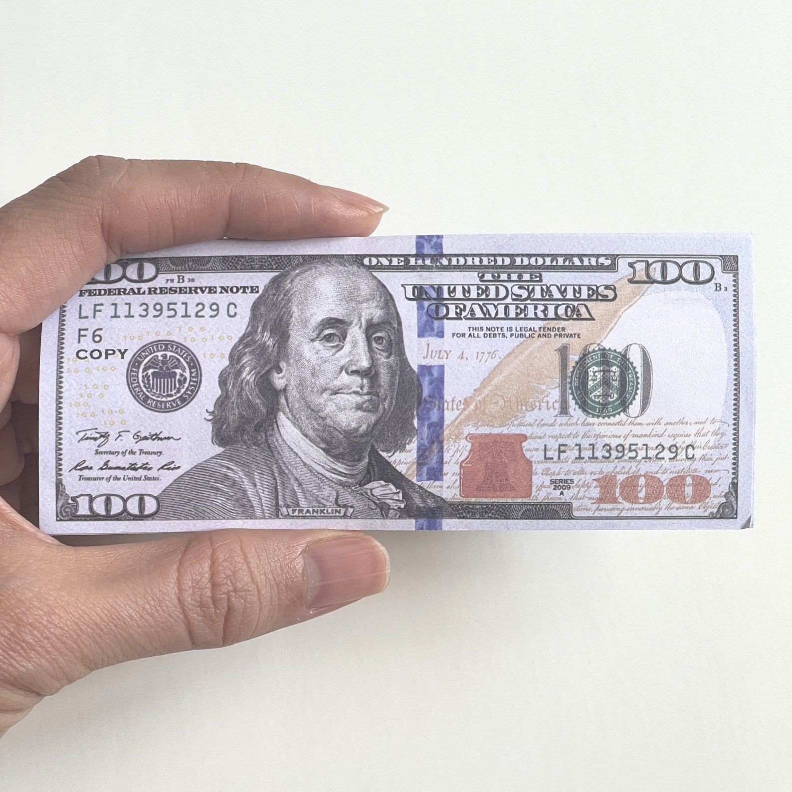 Miniature Money 100 Dollar Bills 50 Bills Mini Money Party Supplies 4.5 ...