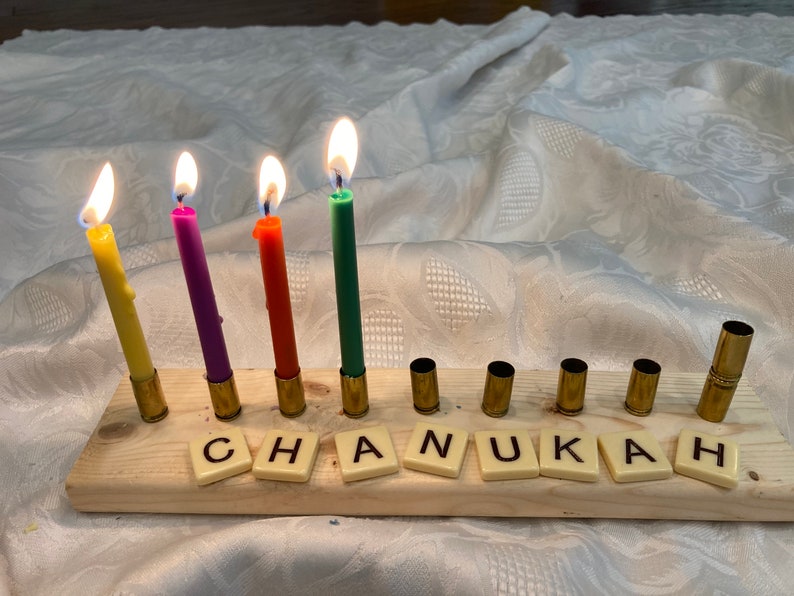 Brass Bullet Casing Pre-drilled 9mm, Craft Supply, Menorah Candle ...