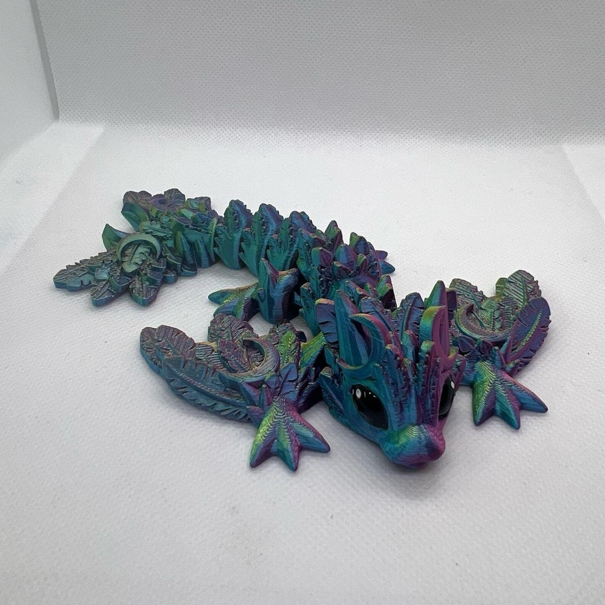 Baby Lunar Wyvern Dragon, 3D Printed Flexi, Articulated Fidget ...