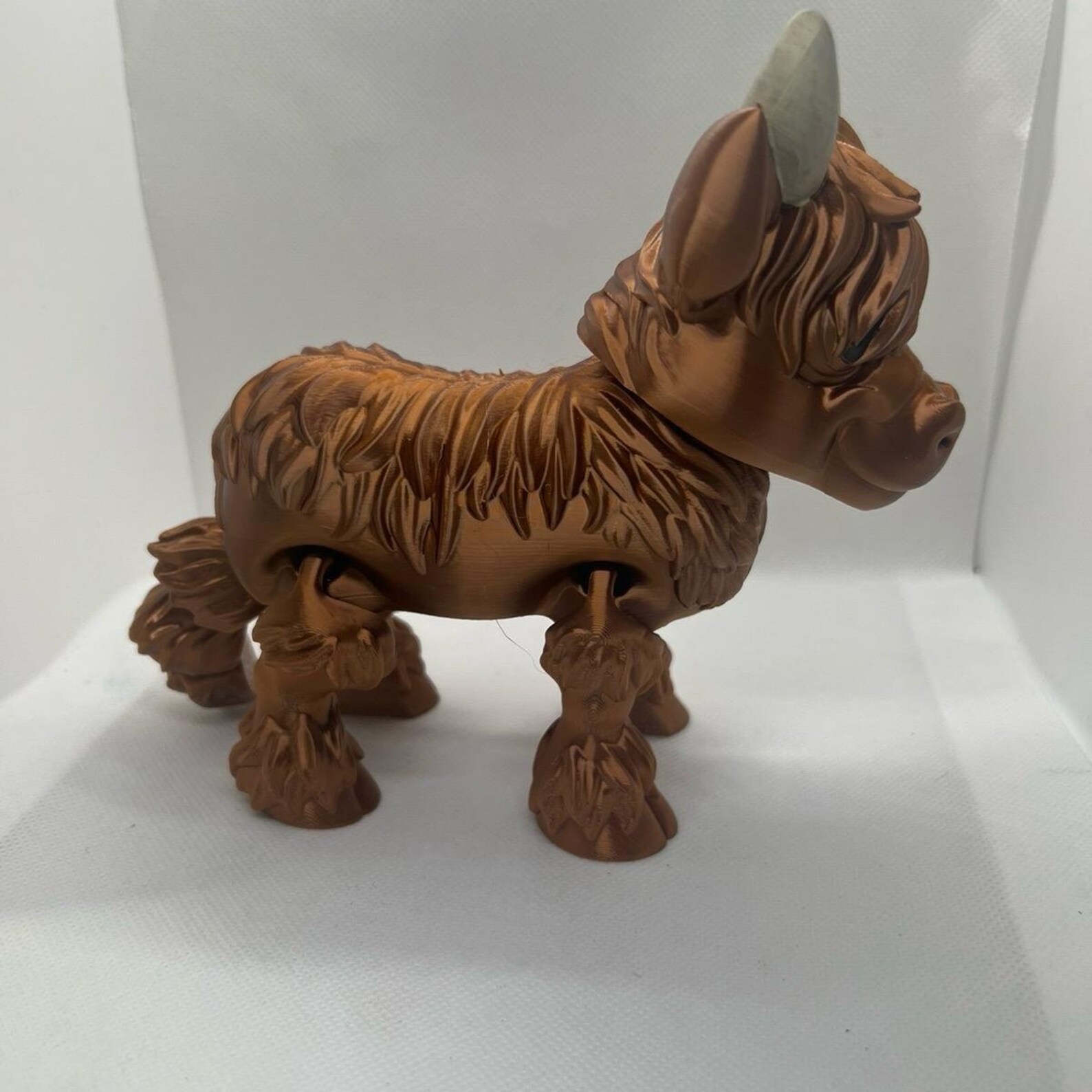 Articulated Highland Cow, 3D Printed, Flexi, Cute Animals, Animal ...