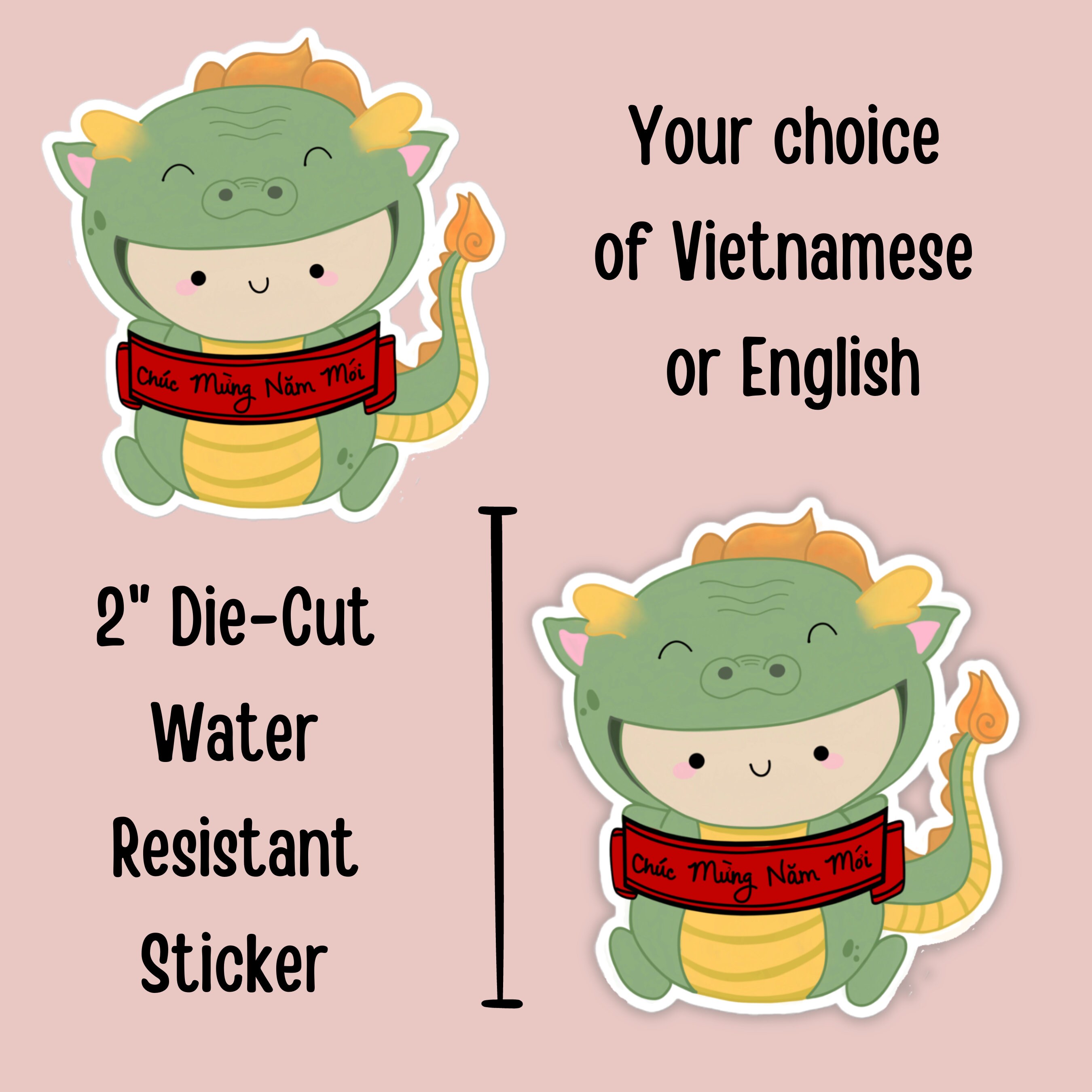 Li Xi lucky Envelope Stuffers Perfectly Sized Sticker Sheet and Cute ...