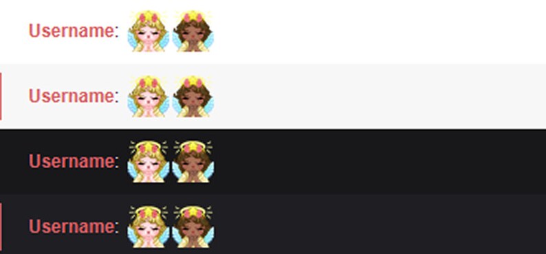 Festive Christmas Praying Angel Chibi Emotes (set of 2, Dark and Light ...