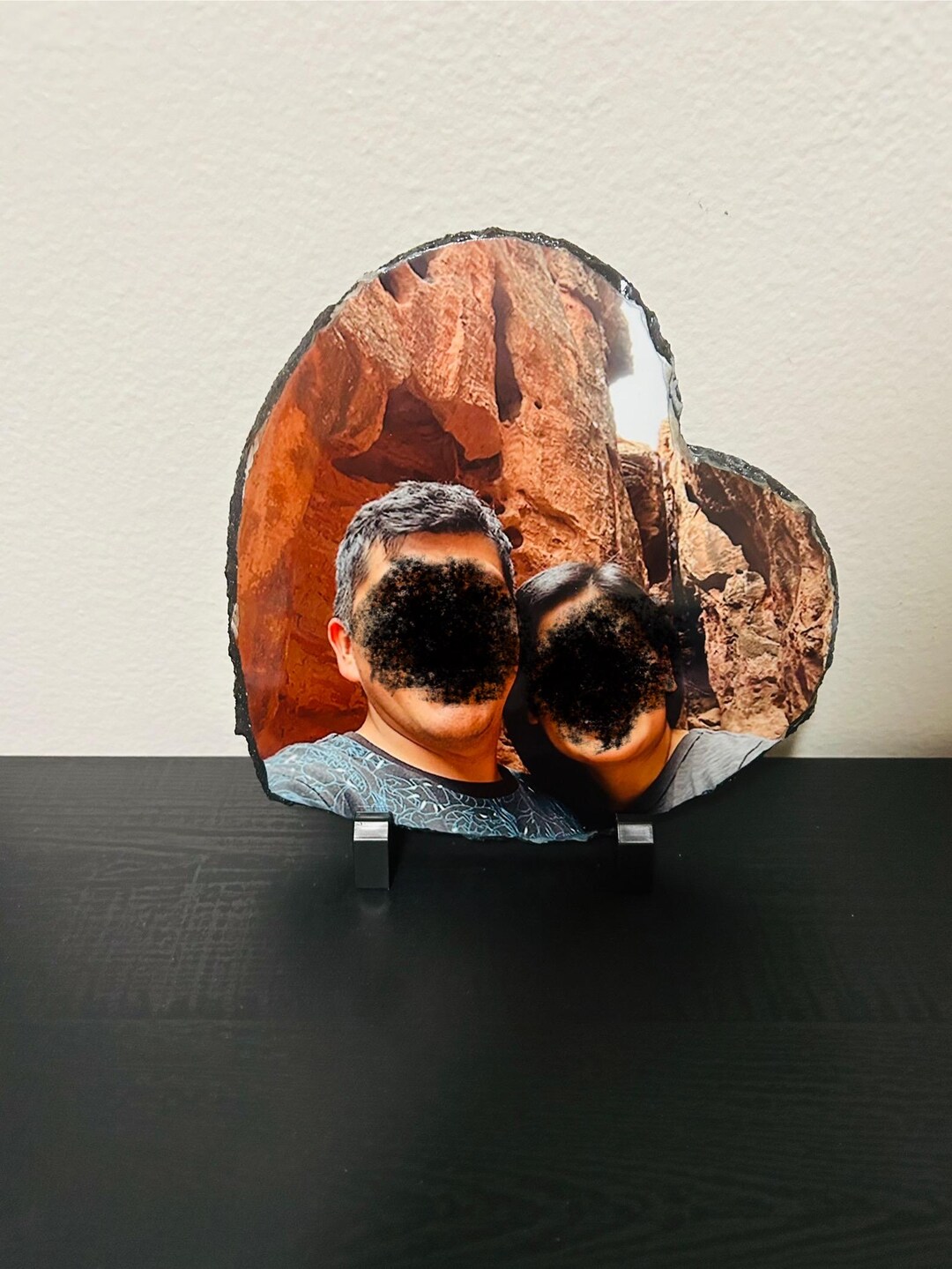 Personalized San Valentin Gift . Heart Plaque Stone - Etsy