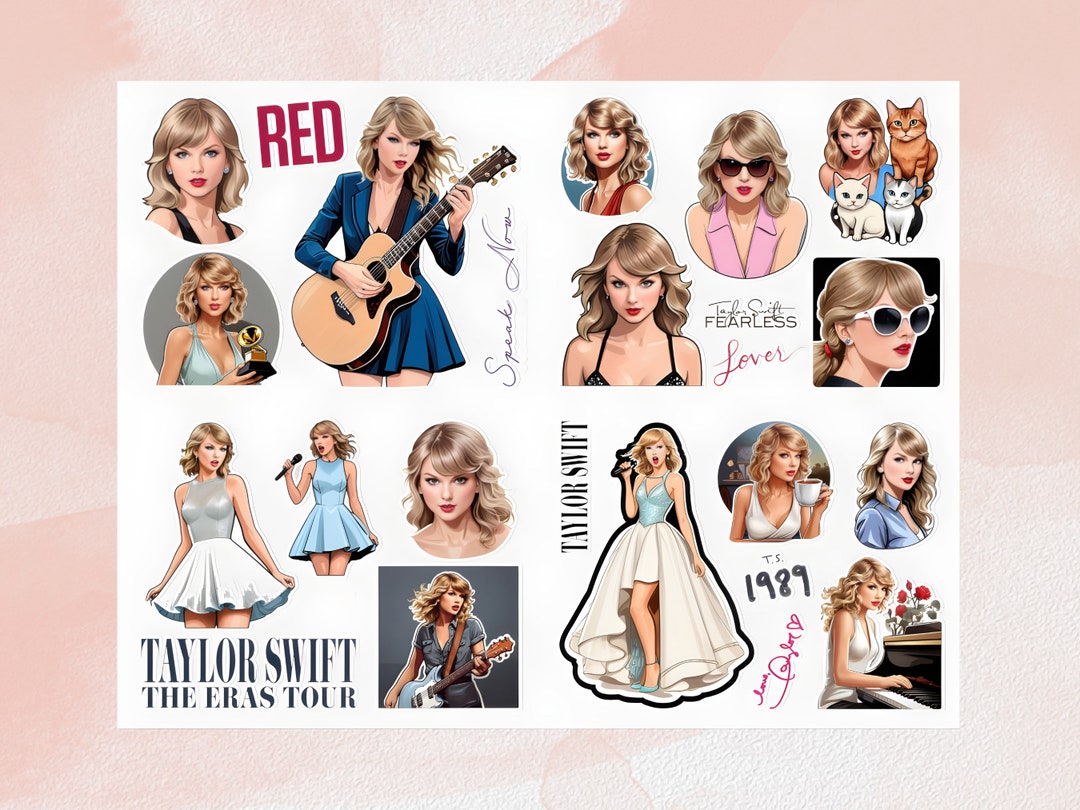 Taylor Swift Stickers 24 Pcs, Taylor Swift Sticker, Taylorswift Sticker ...