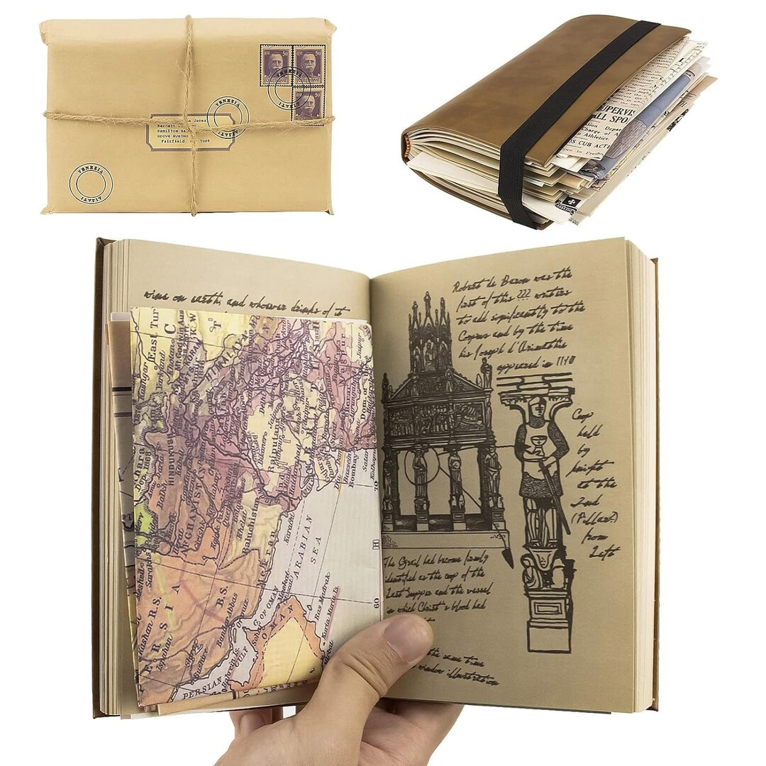Indiana Jones Grail Diary Replica Handcrafted Vintage Gift for Film ...