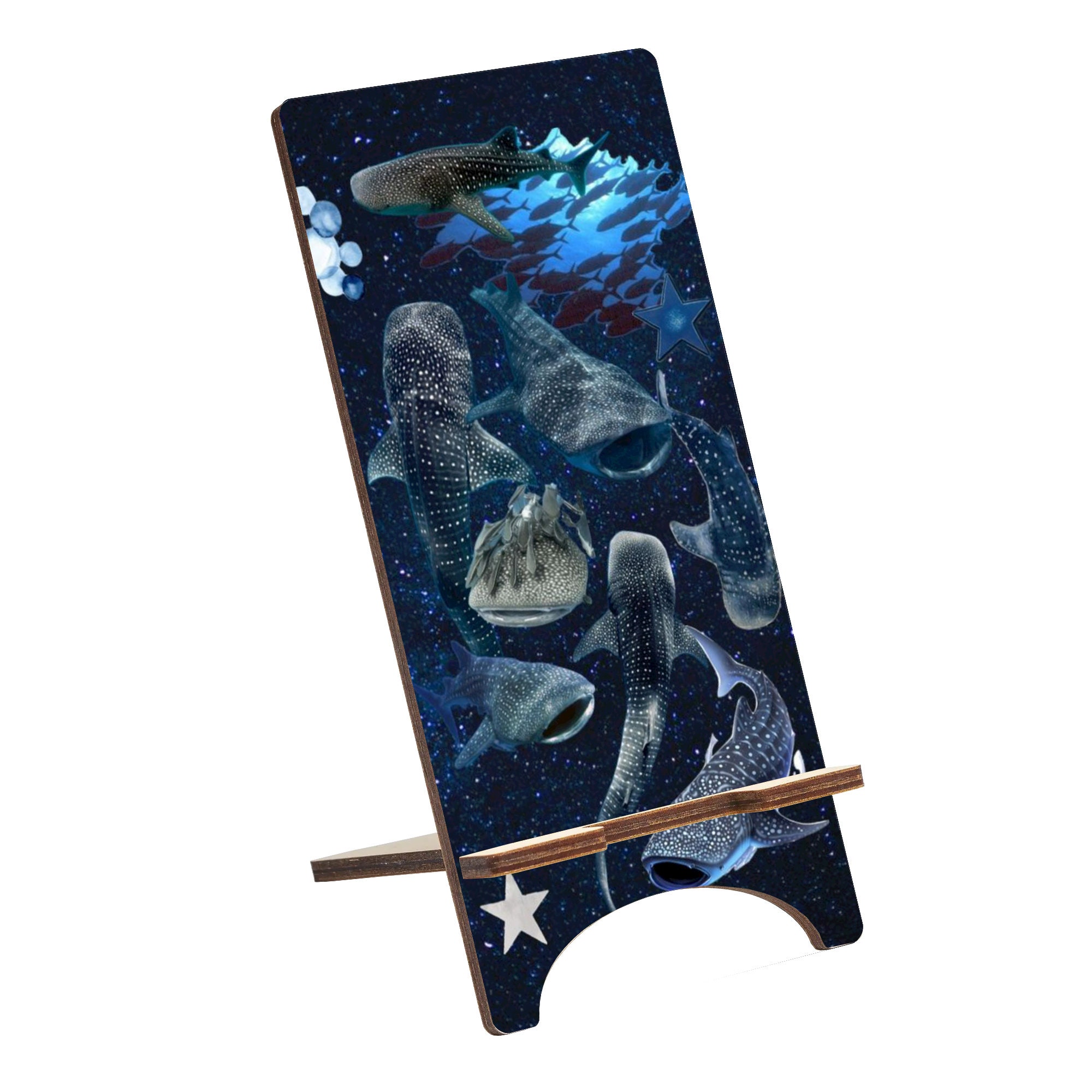 Dark Wood Phone Stand Shark Holder for iPhone 14 13 12 11 Pro - Etsy
