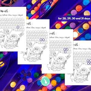 Inside Out Mood Tracker: Printable Emotion Regulation (digital Download ...