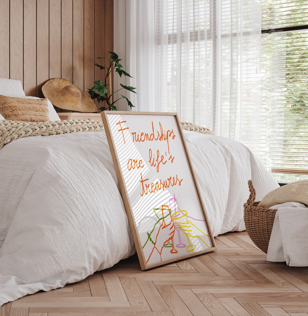 Friends Quote, Wall Art, Digital Print, Digital Download Wall Art ...