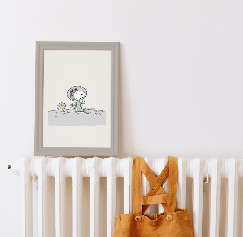 Nursery Poster, Wall Art for Kids. Snoopy Set, Wall Art, Digital Print ...