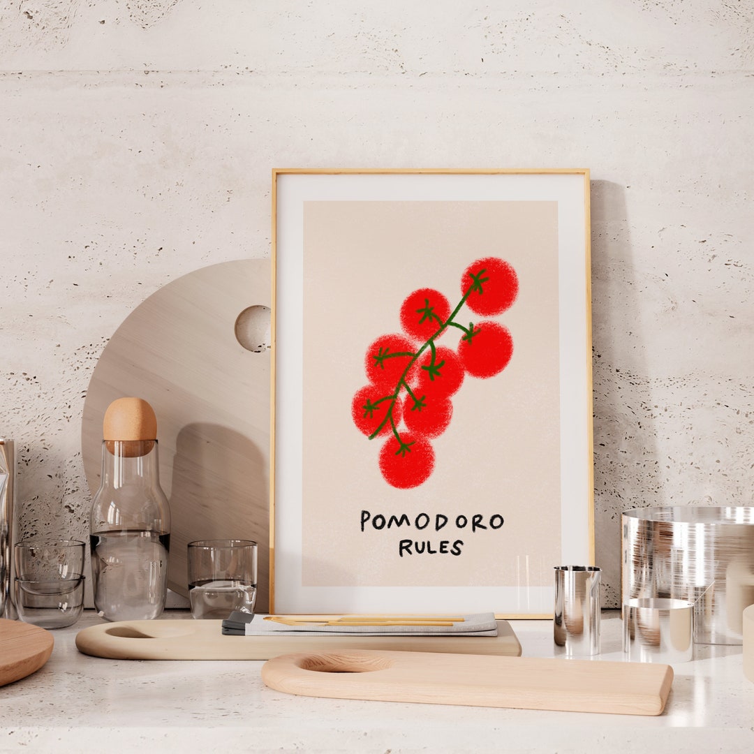 Pomodoro Poster, Digital Download Wall Art, Posters and Prints ...